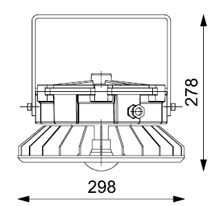 Flameproof Well Glass IFW50 - Flameproof Light