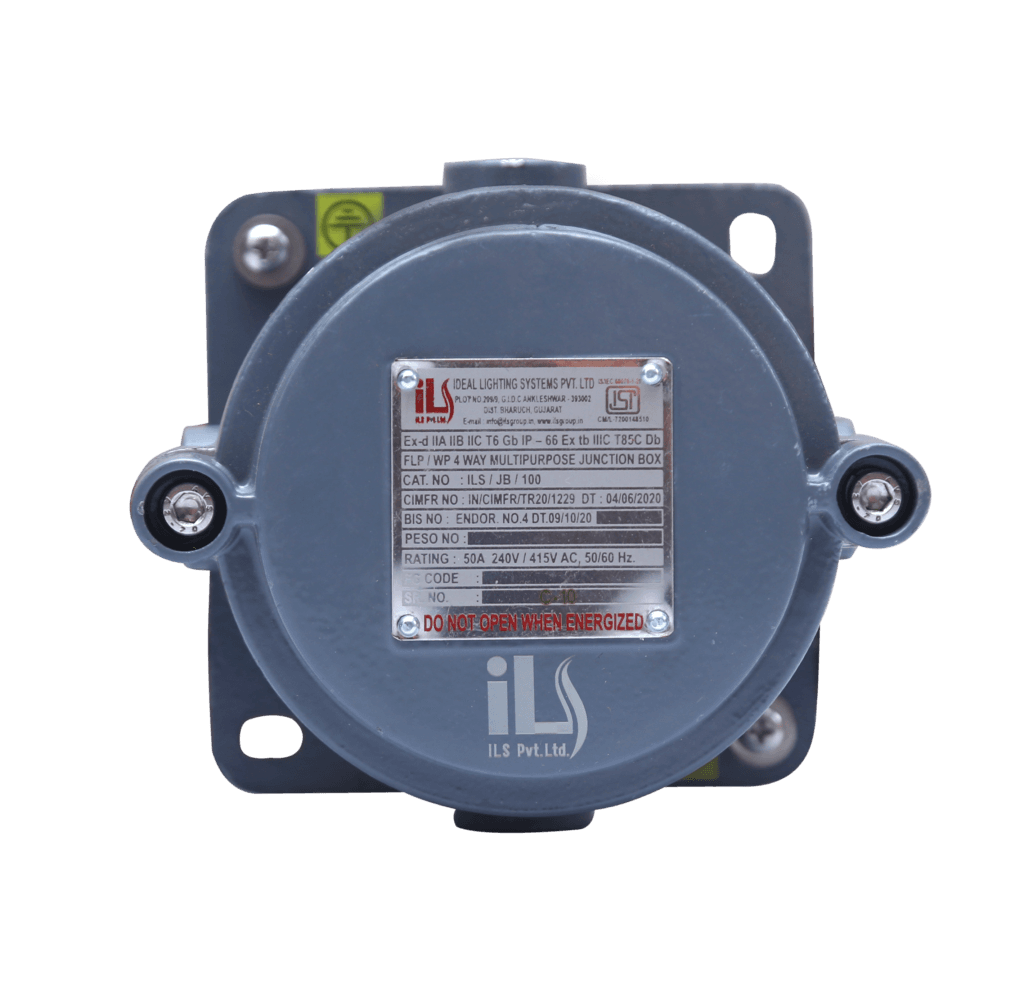 FLP Junction Box - Flameproof LED Lights, Switchgears, Fans, ACs